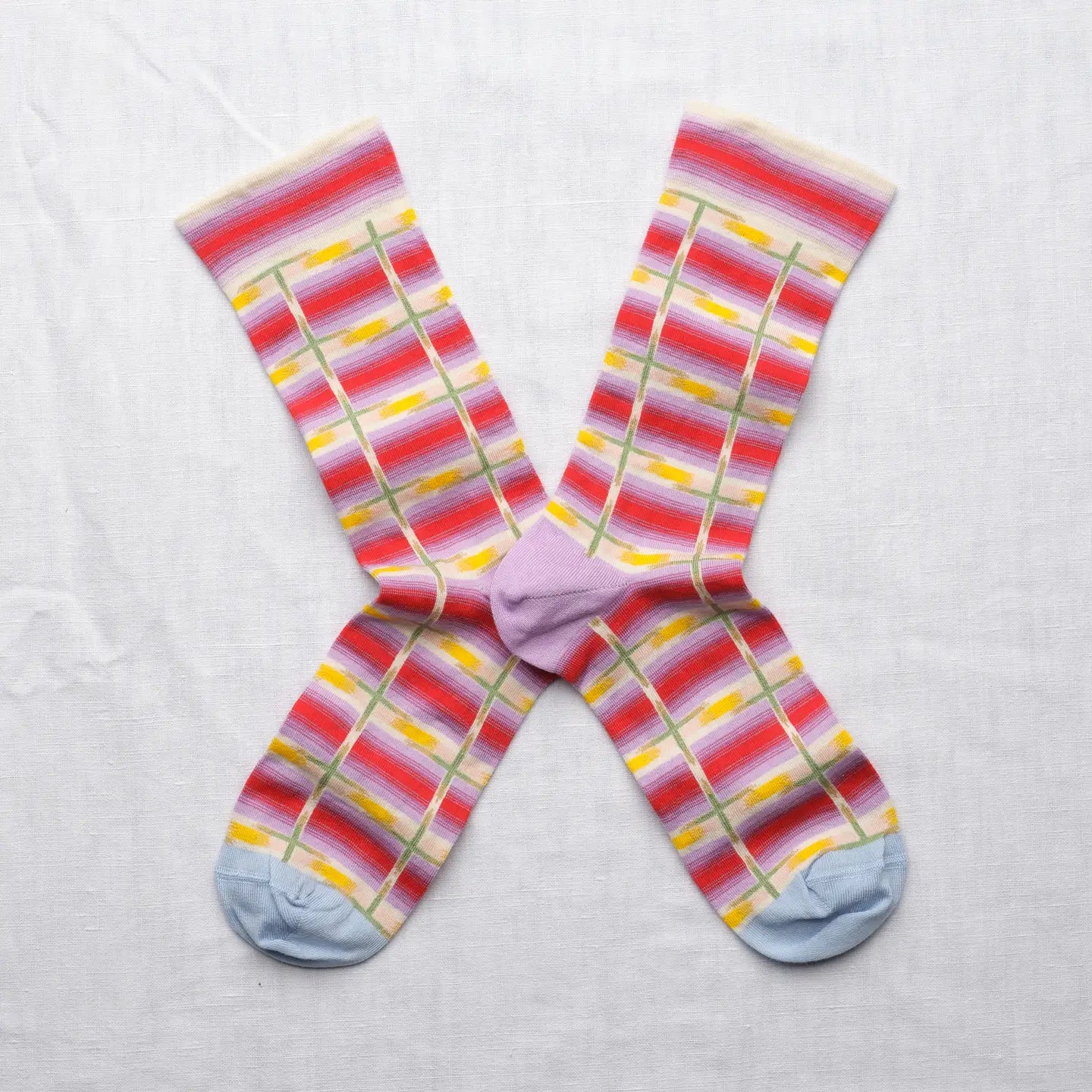 Red Multi Ikat Socks – Lucinda's